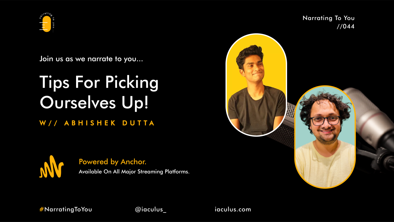 Tips For Picking Yourself Up! With Abhishek Dutta and Arcui Usoara NTY ... Tips For Picking Yourself Up! With Abhishek Dutta and Arcui Usoara NTY ...
