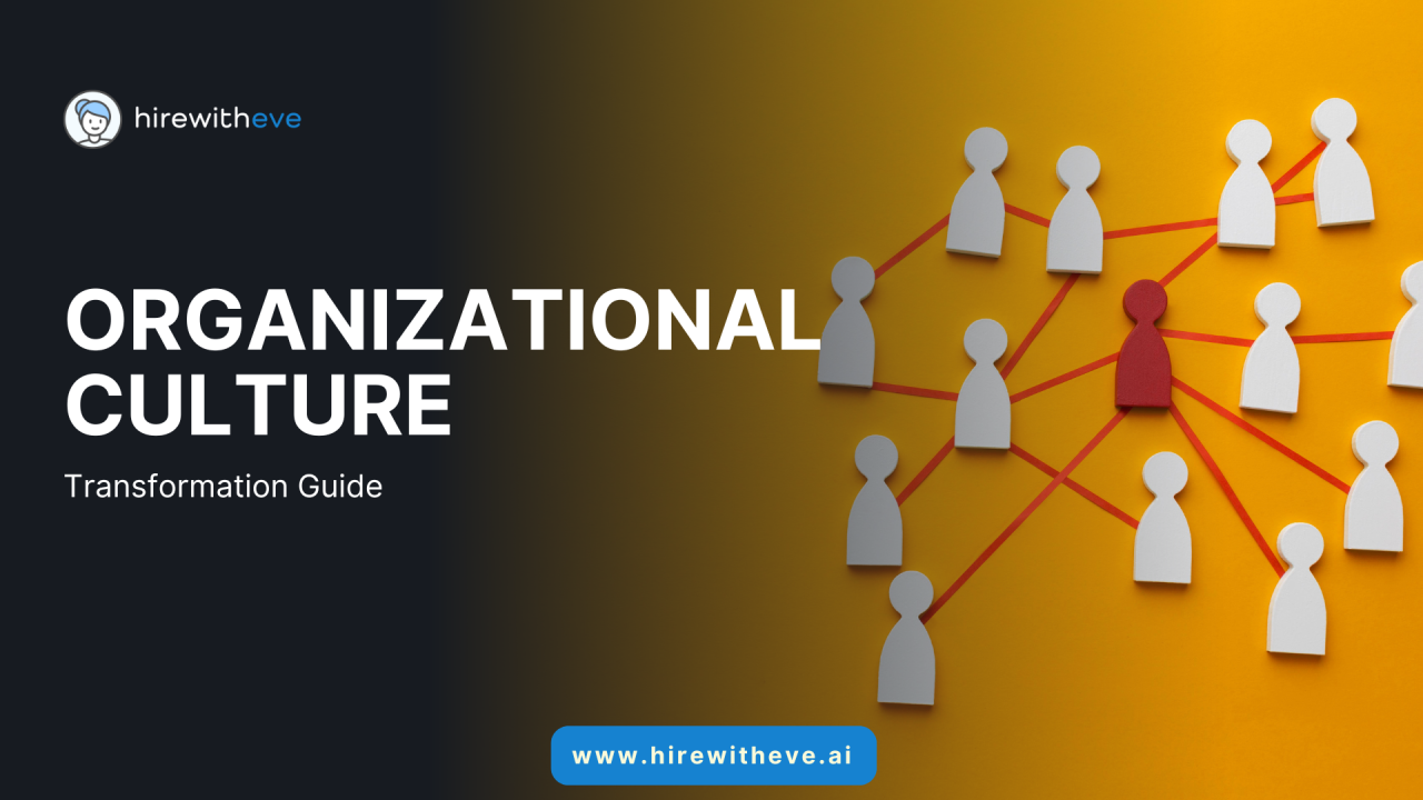 Transforming Organizational Culture Transforming Organizational Culture