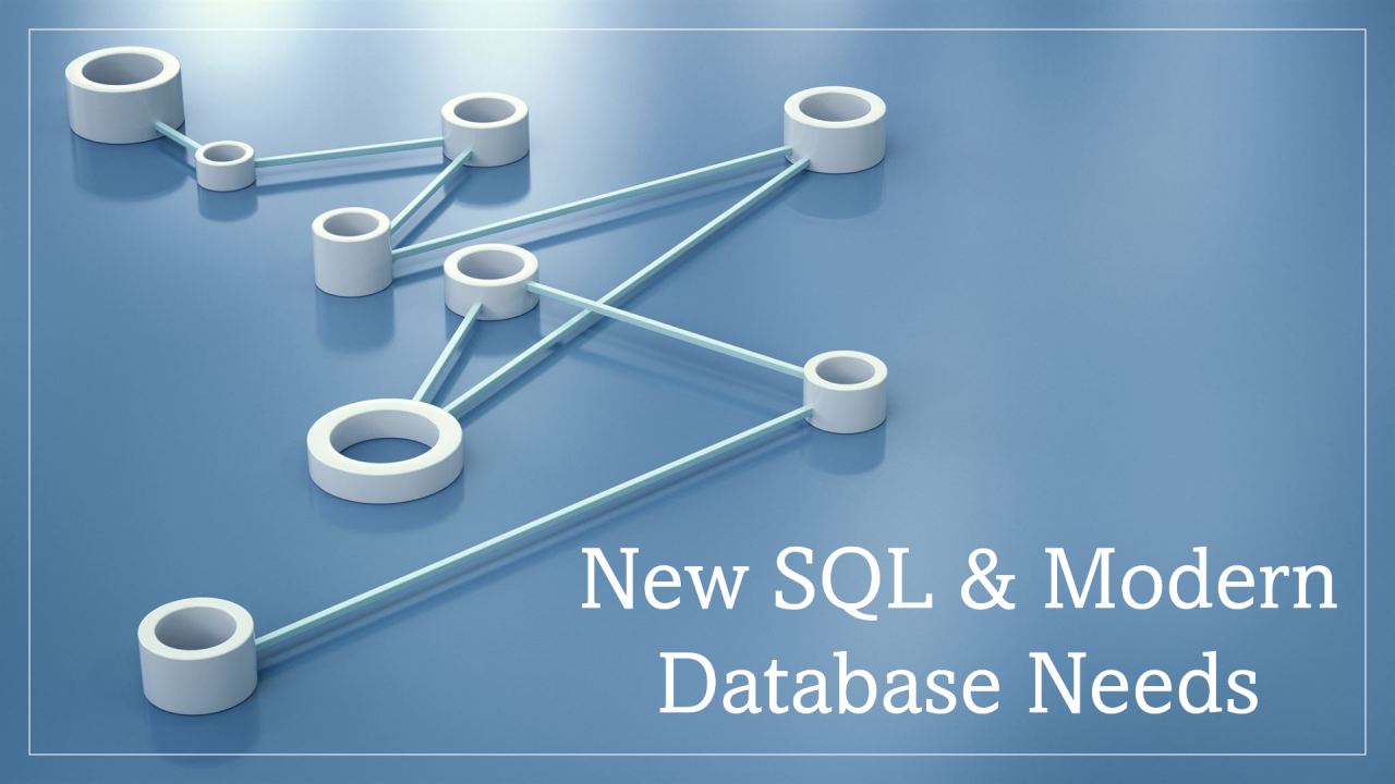 NewSQL: Bridging the Gap between SQL and NoSQL for Modern Database Needs NewSQL: Bridging the Gap between SQL and NoSQL for Modern Database Needs
