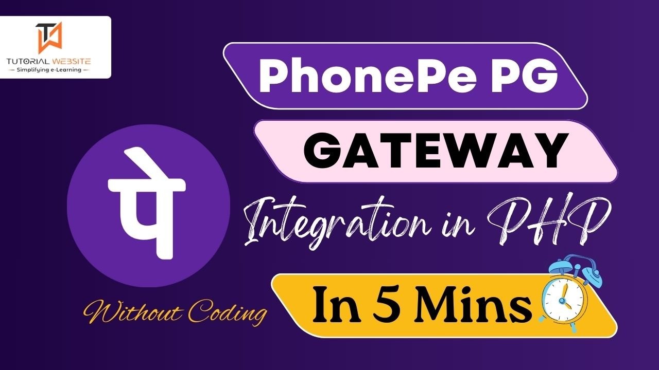 PhonePe Payment Gateway Integration in PHP in Just 5 Minutes! PhonePe Payment Gateway Integration in PHP in Just 5 Minutes!