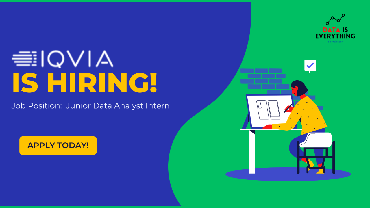 Internship Opportunity – Junior Data Analyst Intern | IQVIA Internship Opportunity – Junior Data Analyst Intern | IQVIA