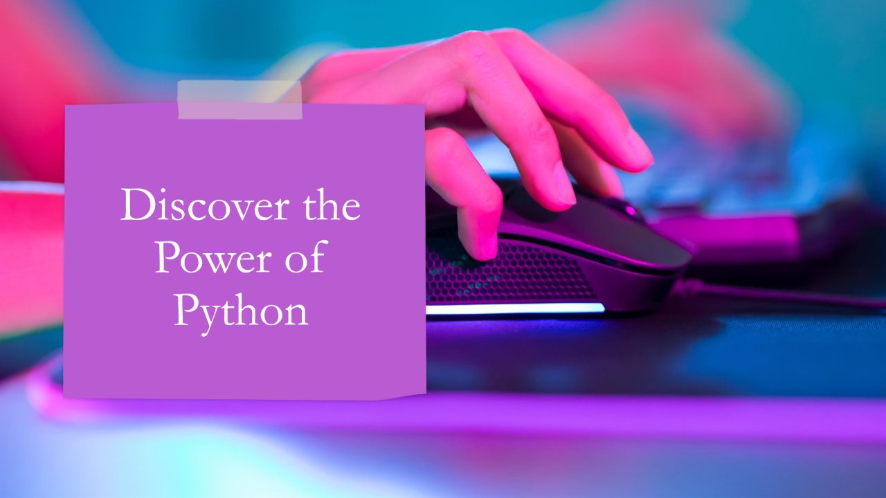 Exploring Python: The Versatile Programming Language Exploring Python: The Versatile Programming Language