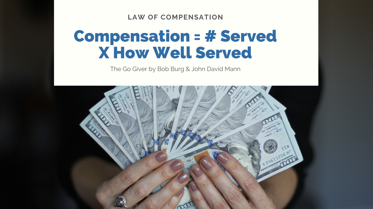 The Law of Compensation: Networking Beyond Transactions The Law of Compensation: Networking Beyond Transactions