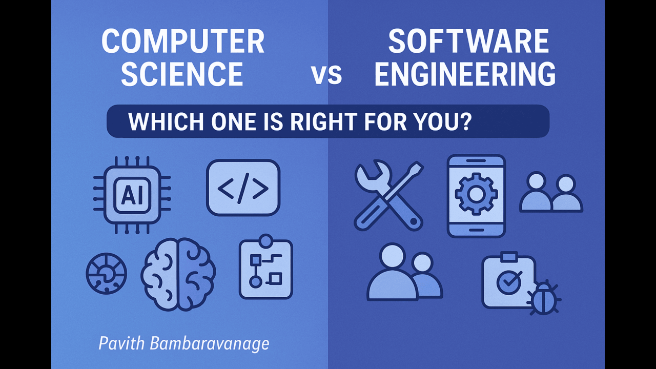 🎓 Computer Science vs. Software Engineering – Which One Should You Choose? 🎓 Computer Science vs. Software Engineering – Which One Should You Choose?