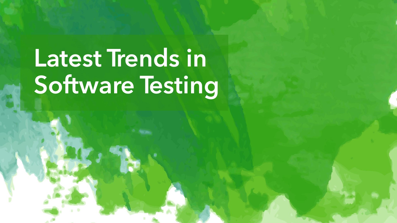 Recent Developments in the Software Testing Industry Recent Developments in the Software Testing Industry