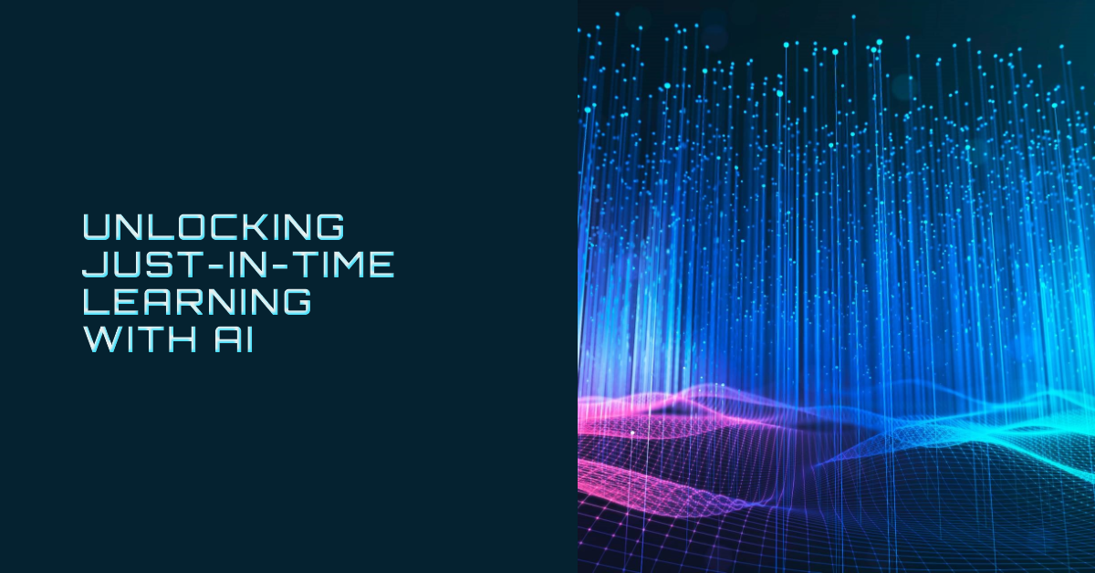 Can AI really enable just-in-time learning? Can AI really enable just-in-time learning?