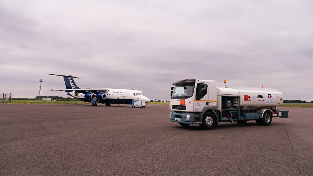 FAAM Airborne Laboratory to use sustainable fuel for all home-based flying FAAM Airborne Laboratory to use sustainable fuel for all home-based flying