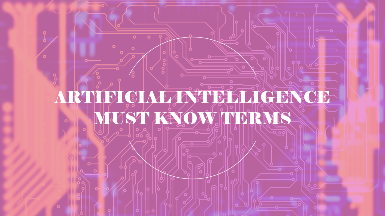 Artificial Intelligence Terms You Must Know Artificial Intelligence Terms You Must Know
