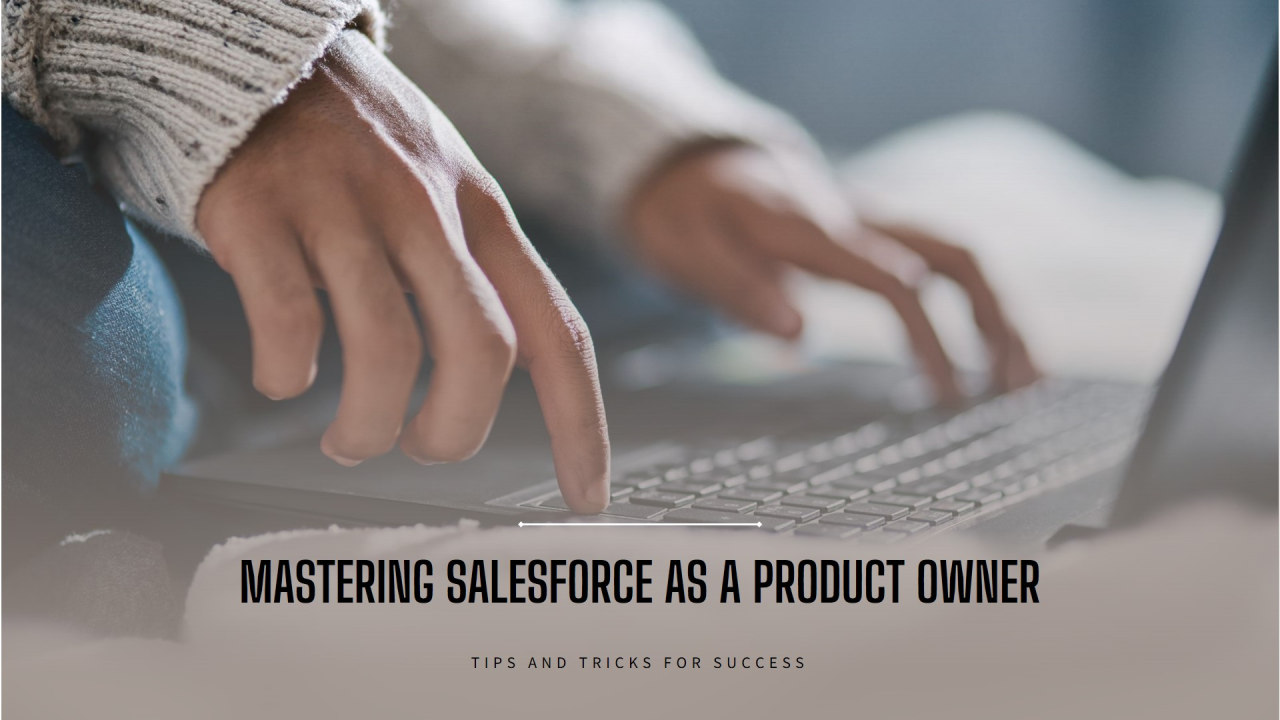 Unlocking the Power of Salesforce: The Role of a Product Owner Unlocking the Power of Salesforce: The Role of a Product Owner