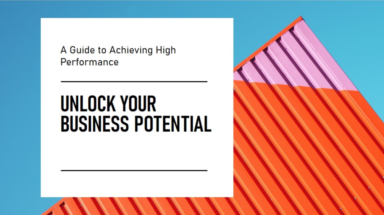 Unlocking High Performance with OKRs: A Guide to Achieving Business Goals Unlocking High Performance with OKRs: A Guide to Achieving Business Goals