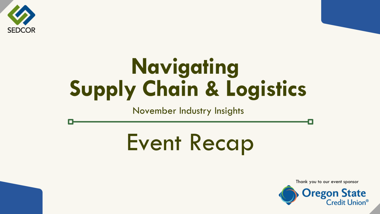 Navigating Supply Chain and Logistics Navigating Supply Chain and Logistics