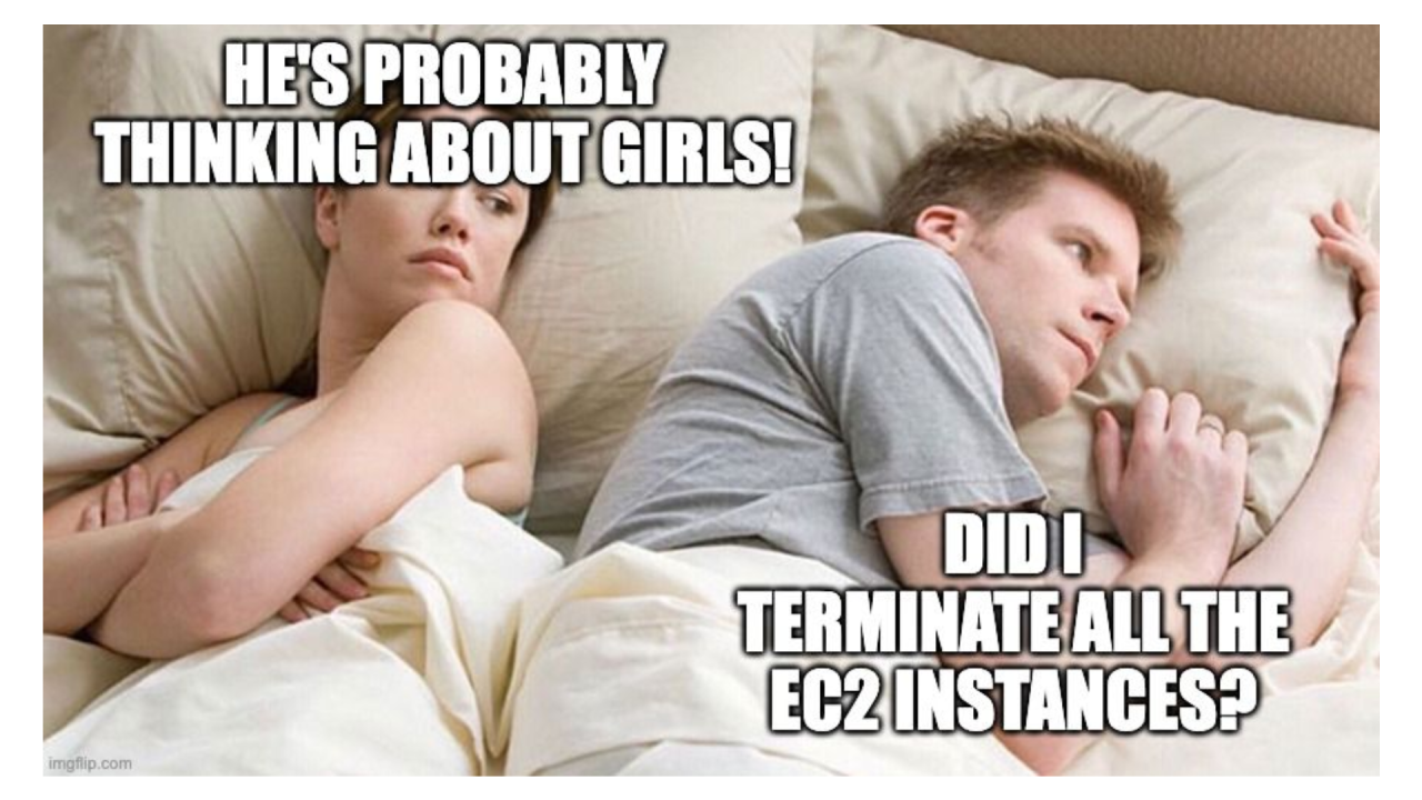 Issue #2: Did I terminate all the ec2 instances? Issue #2: Did I terminate all the ec2 instances?