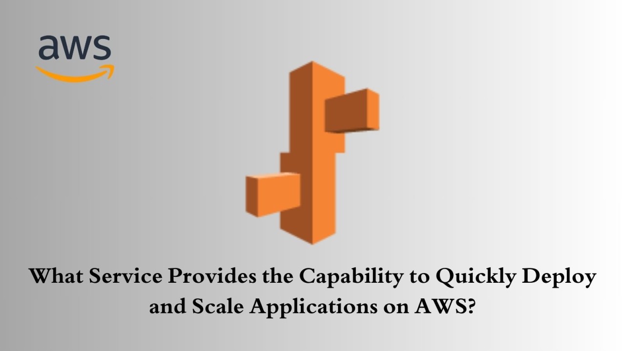 Quickly Deploy and Scale Applications on AWS with Elastic Beanstalk Quickly Deploy and Scale Applications on AWS with Elastic Beanstalk