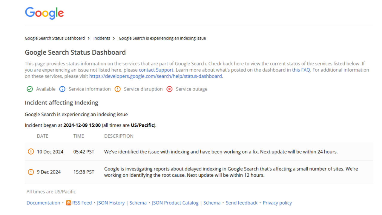 Indexing Issues Update: Google Identifies Problem and Promises a Fix in ... Indexing Issues Update: Google Identifies Problem and Promises a Fix in ...