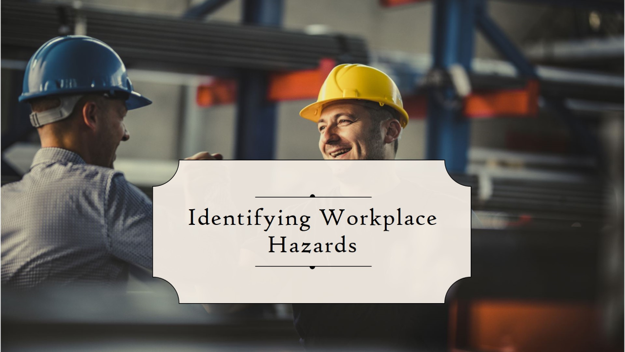 Identifying Workplace Hazards: Steps for Risk Assessment and Control Identifying Workplace Hazards: Steps for Risk Assessment and Control