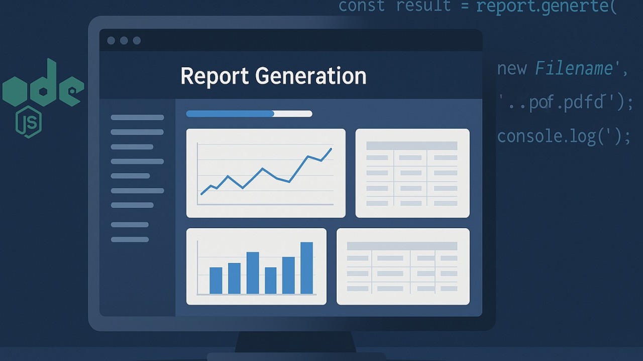 Unlocking Data Insights: Automating Report Generation in Node.js Unlocking Data Insights: Automating Report Generation in Node.js