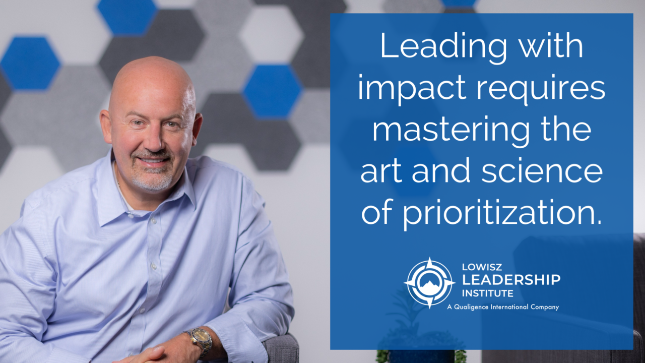 Mastering the Art of Prioritization | Steve Lowisz Mastering the Art of Prioritization | Steve Lowisz