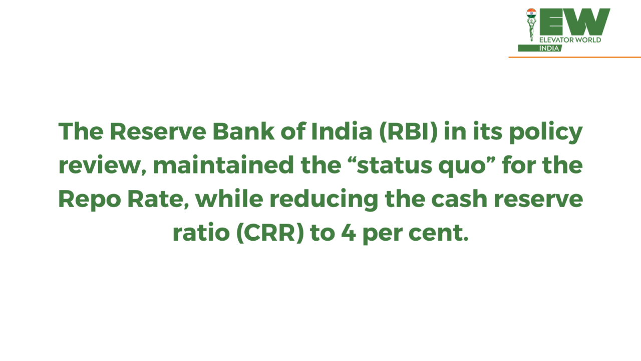 The real estate industry reacts to the RBI policy announcement The real estate industry reacts to the RBI policy announcement