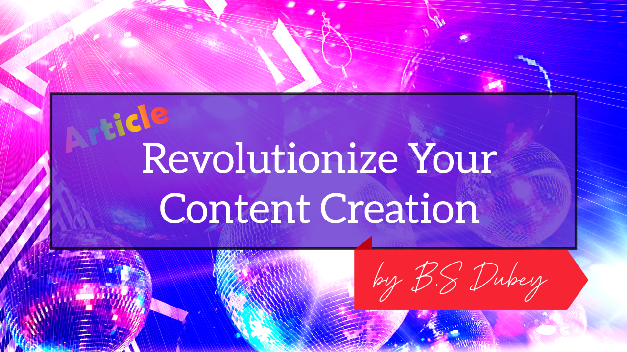 Revolutionize Your AI Content Creation Revolutionize Your AI Content Creation