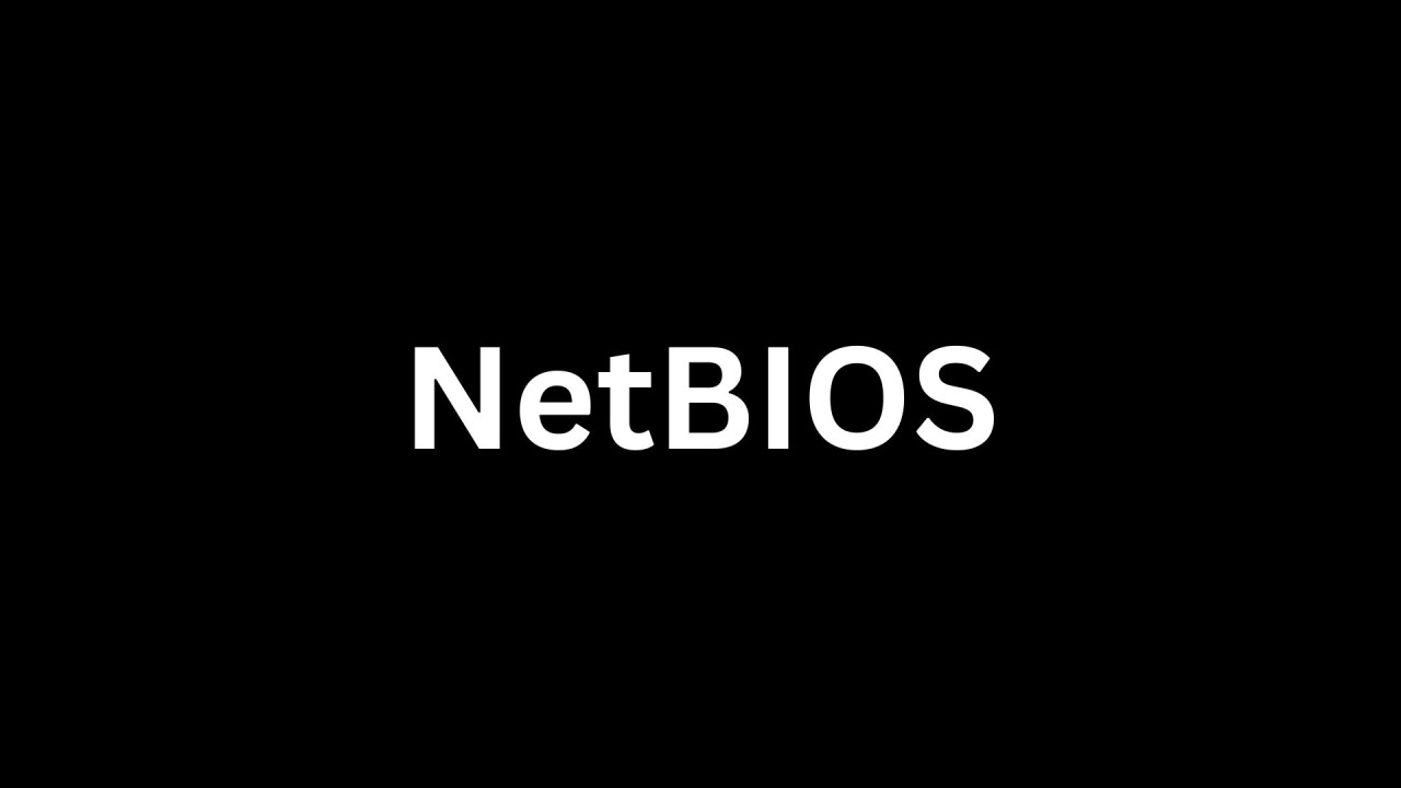 NetBIOS Explained NetBIOS Explained