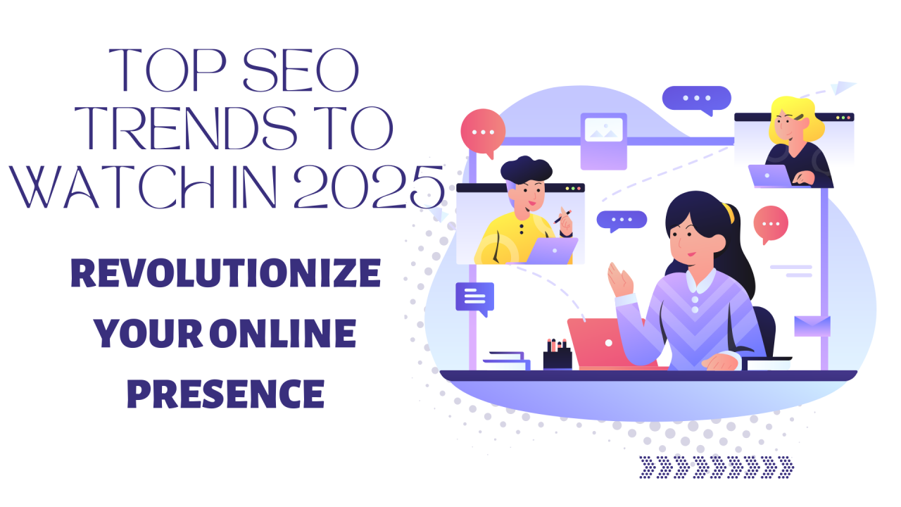 Revolutionize Your Online Presence :Top SEO Trends To Watch In 2025 Revolutionize Your Online Presence :Top SEO Trends To Watch In 2025