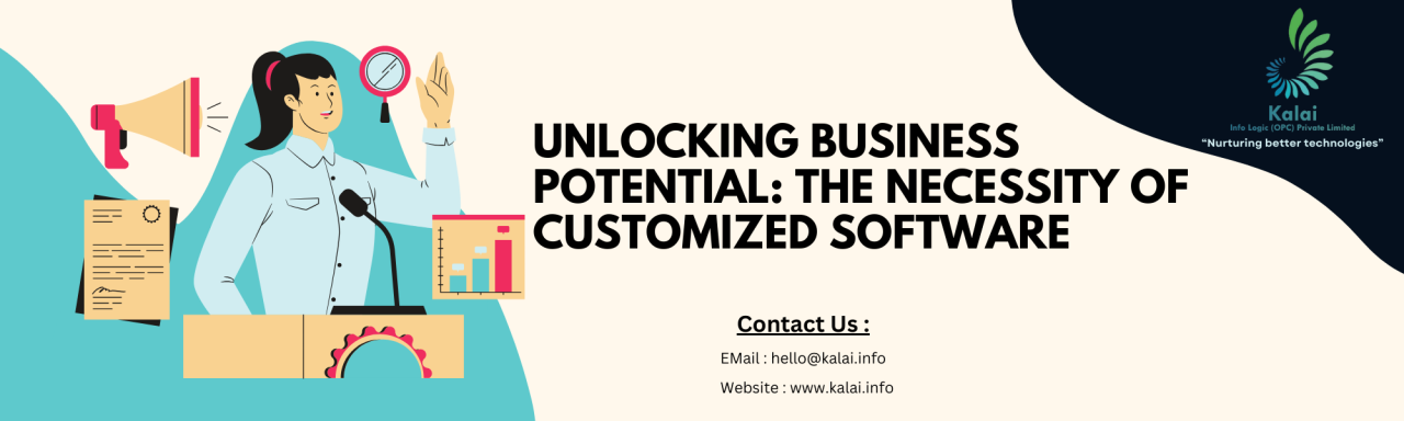 Unlocking Business Potential: The Necessity of Customized Software Unlocking Business Potential: The Necessity of Customized Software