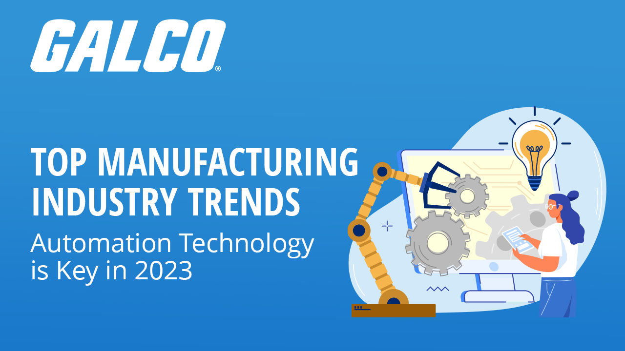 TOP MANUFACTURING INDUSTRY TRENDS: AUTOMATION TECHNOLOGY IS KEY IN 2023 TOP MANUFACTURING INDUSTRY TRENDS: AUTOMATION TECHNOLOGY IS KEY IN 2023