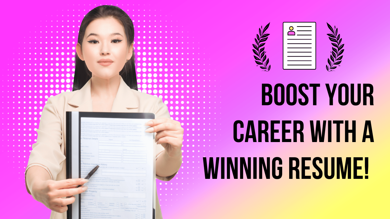 π Boost Your Career with a Winning Resume! π π Boost Your Career with a Winning Resume! π