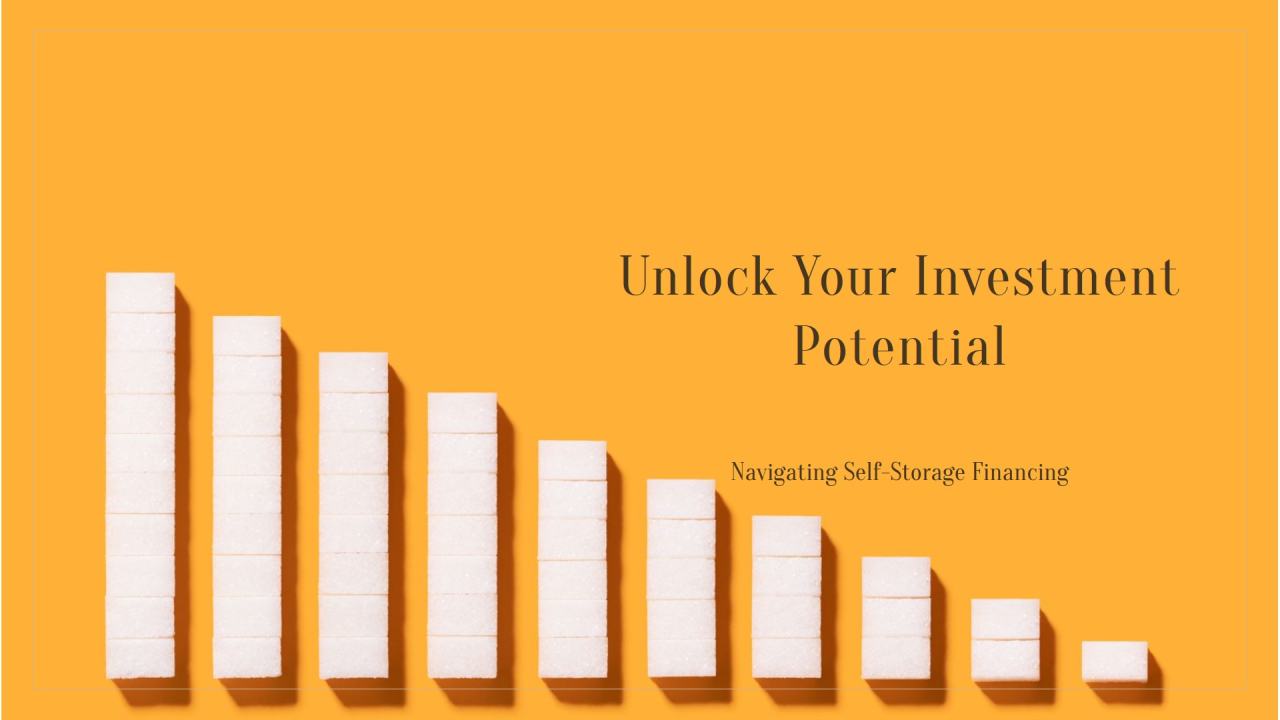 Unlocking Your Investment Potential: Navigating Self-Storage Financing Unlocking Your Investment Potential: Navigating Self-Storage Financing