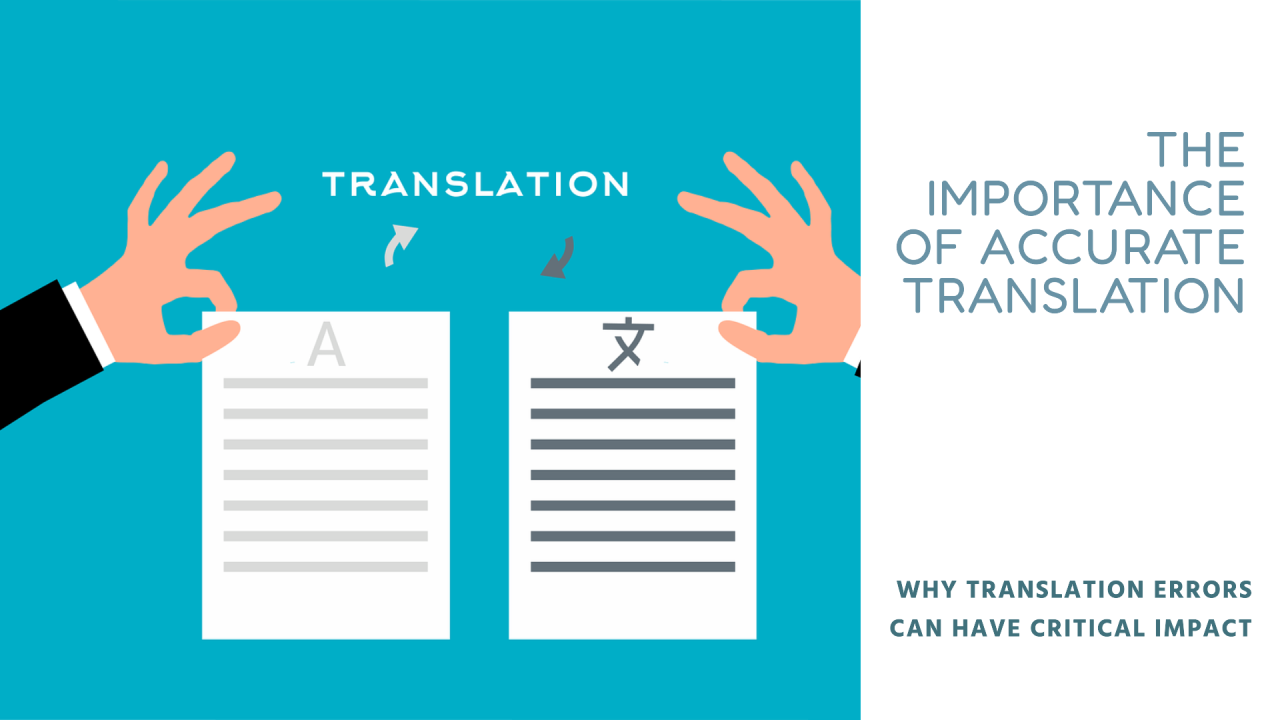 The Critical Impact of Translation Errors: Why Accuracy Matters The Critical Impact of Translation Errors: Why Accuracy Matters