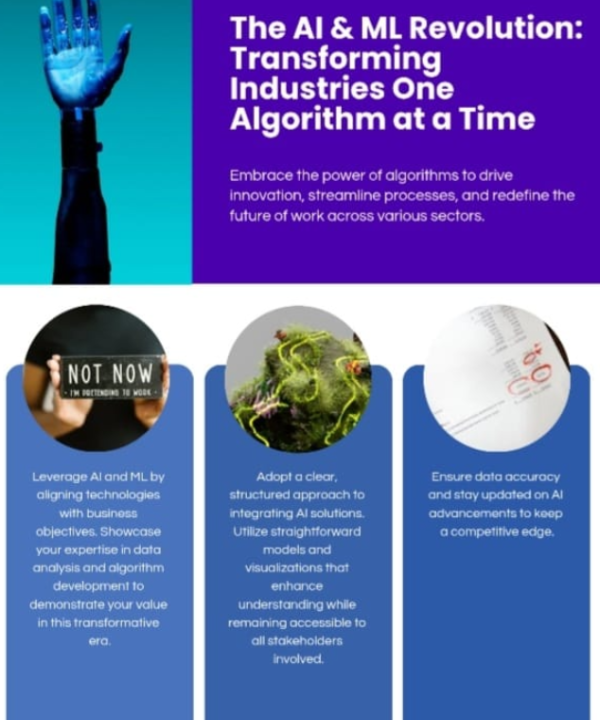 The AI & ML Revolution: Transforming Industries One Algorithm at a Time The AI & ML Revolution: Transforming Industries One Algorithm at a Time