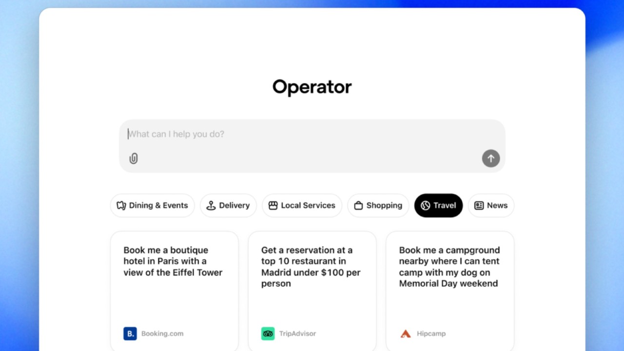 OpenAI releases Operator, AI agent to automate web-based tasks OpenAI releases Operator, AI agent to automate web-based tasks