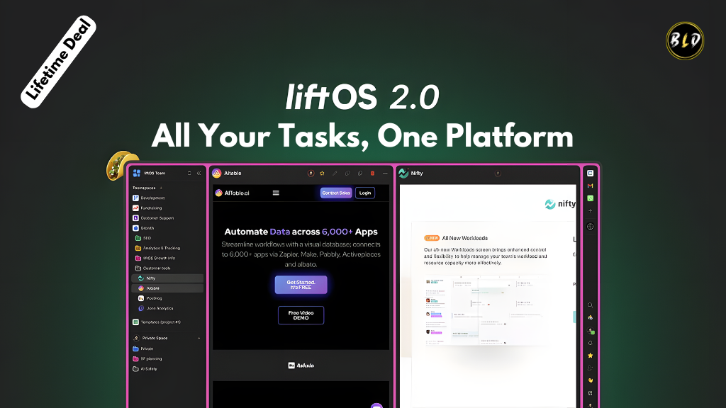 liftOS Lifetime Deal | Tasks in One Place, Work Made Easy liftOS Lifetime Deal | Tasks in One Place, Work Made Easy