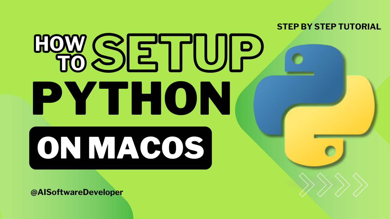 Setup Python Dev Environment on MacOS Setup Python Dev Environment on MacOS