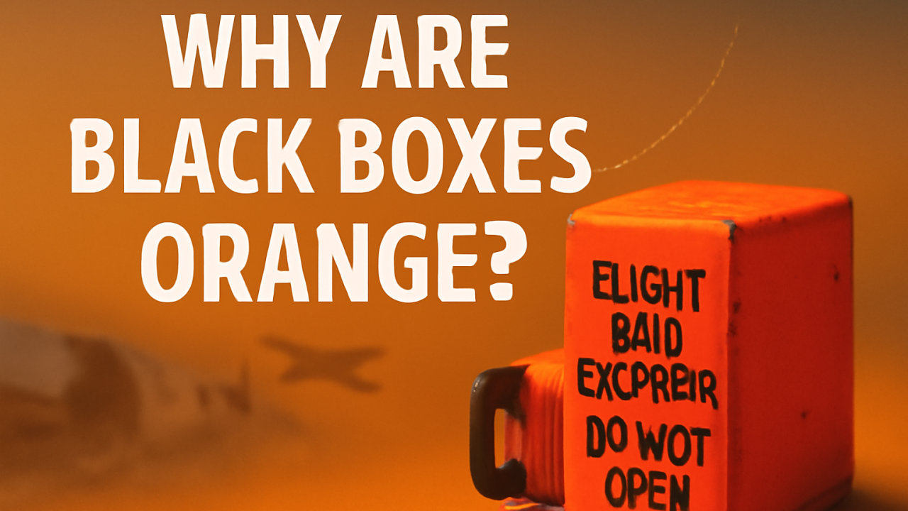 Why Are Airplane Black Boxes Orange? Explained Why Are Airplane Black Boxes Orange? Explained