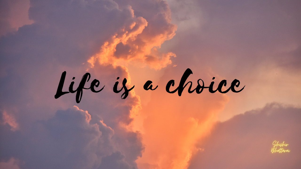 Choice: Vast Meaning {Opinion } | Shishir Bhattarai Choice: Vast Meaning {Opinion } | Shishir Bhattarai