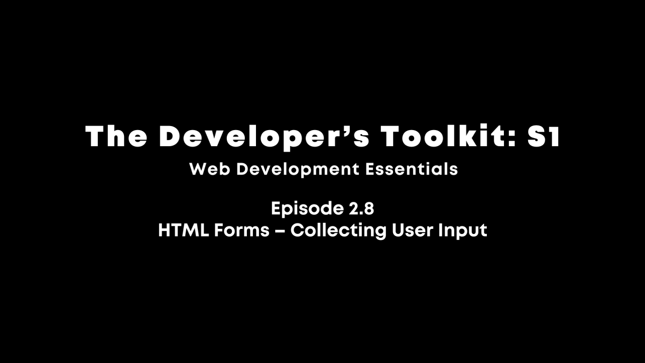 HTML Forms – A Complete Guide to User Input & Interactivity HTML Forms – A Complete Guide to User Input & Interactivity