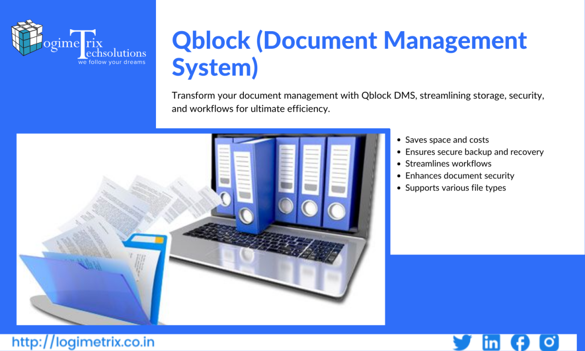 Transform Your Document Management with Qblock DMS! Transform Your Document Management with Qblock DMS!