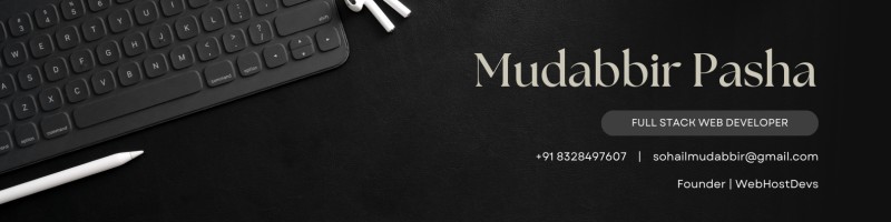 Mohammed Mudabbir Pasha - Founder & Full Stack Web Developer ... Mohammed Mudabbir Pasha - Founder & Full Stack Web Developer ...