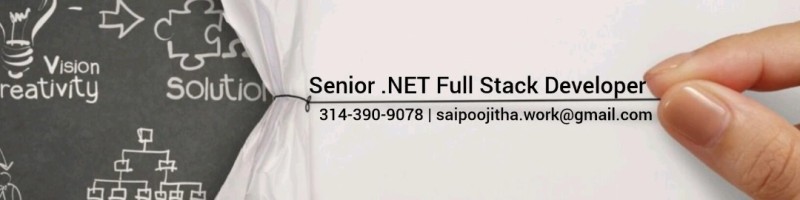 Sai Poojitha Nandoori - Senior .NET Full Stack Developer - Wells Fargo ... Sai Poojitha Nandoori - Senior .NET Full Stack Developer - Wells Fargo ...