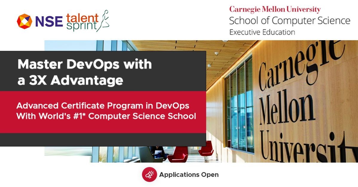 TalentSprint Inc. on LinkedIn: DevOps Program by CMU Executive ... TalentSprint Inc. on LinkedIn: DevOps Program by CMU Executive ...