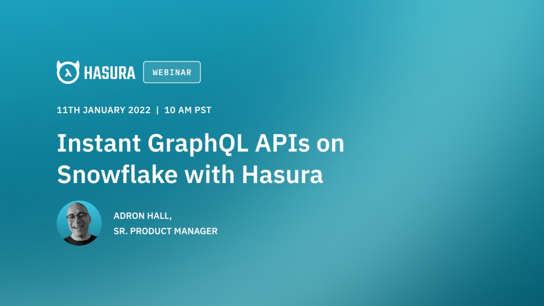 Nadeera Sampath on LinkedIn: Instant GraphQL APIs on Snowflake with Hasura Nadeera Sampath on LinkedIn: Instant GraphQL APIs on Snowflake with Hasura