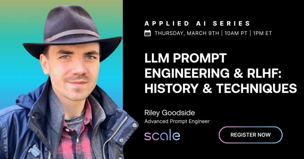 Scale AI on LinkedIn: LLM Prompt Engineering and RLHF: History and ... Scale AI on LinkedIn: LLM Prompt Engineering and RLHF: History and ...