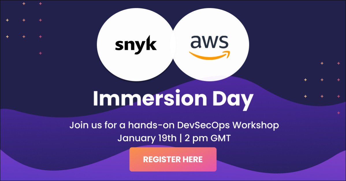Snyk on LinkedIn: Snyk | AWS Immersion Day: DevSecOps Workshop with Snyk! Snyk on LinkedIn: Snyk | AWS Immersion Day: DevSecOps Workshop with Snyk!