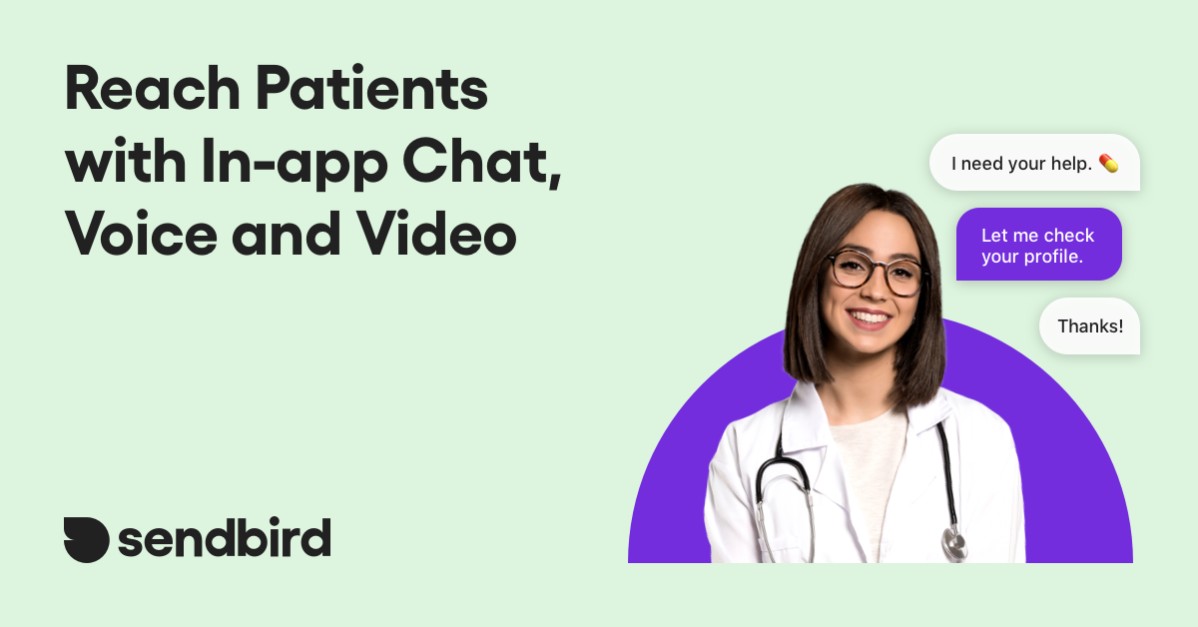 Sendbird on LinkedIn: Healthcare chat API | Secure healthcare messaging Sendbird on LinkedIn: Healthcare chat API | Secure healthcare messaging