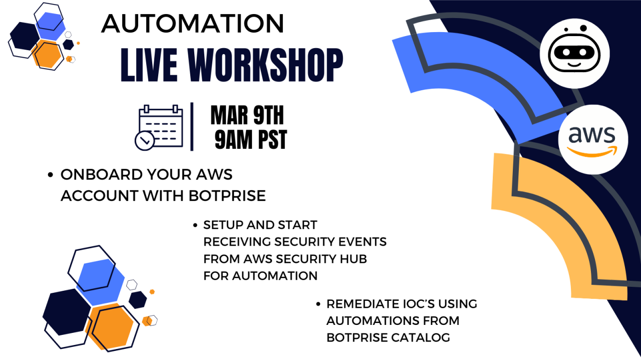 Remediate Cloud Security Incidents in AWS with Botprise No-Code ... Remediate Cloud Security Incidents in AWS with Botprise No-Code ...
