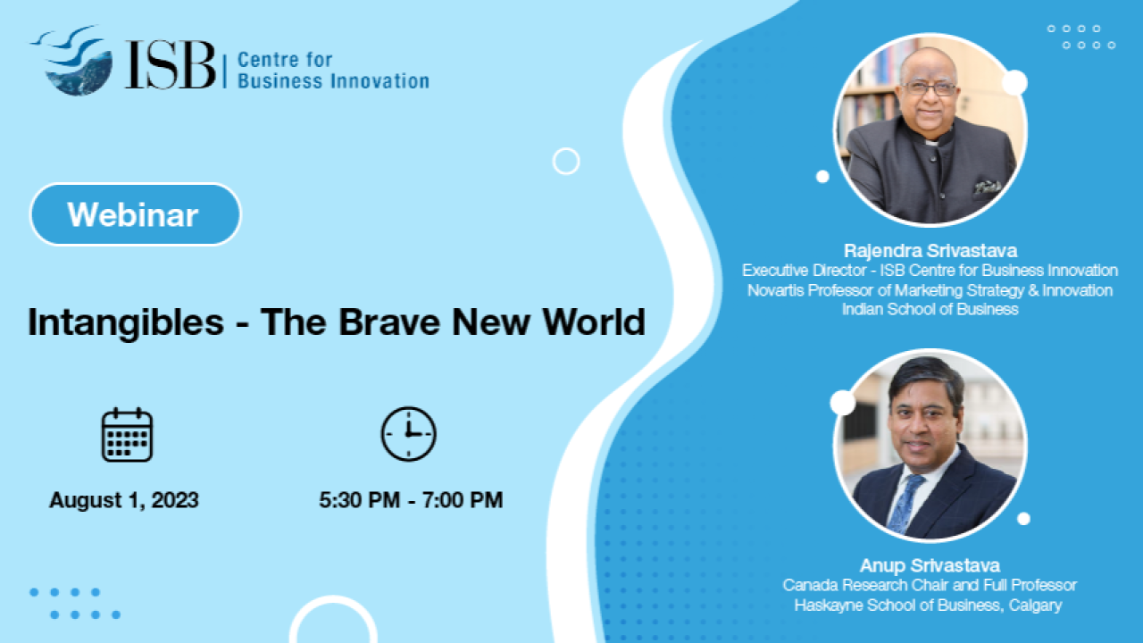 Intangibles—The Brave New World | LinkedIn Intangibles—The Brave New World | LinkedIn