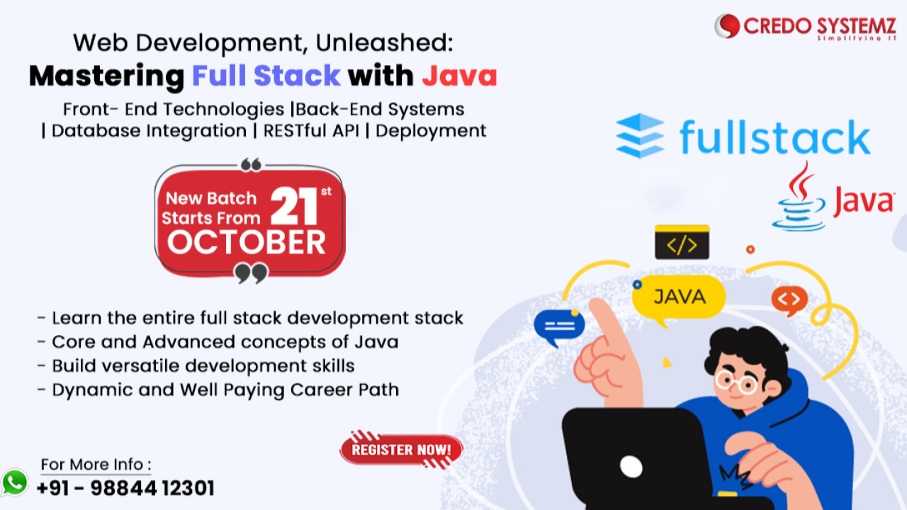 Fullstack training by Credo systemz | LinkedIn Fullstack training by Credo systemz | LinkedIn
