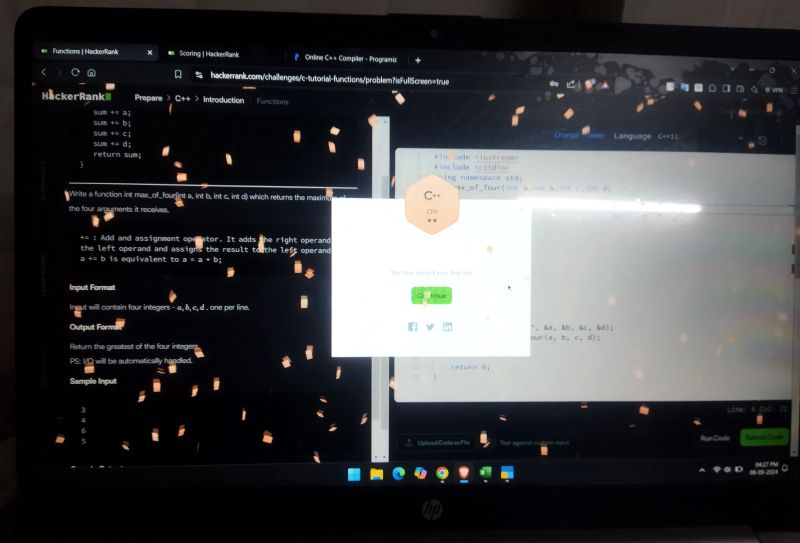 Samagra Jaiswal on LinkedIn: #hackerrank #coding #programming #levelup Samagra Jaiswal on LinkedIn: #hackerrank #coding #programming #levelup