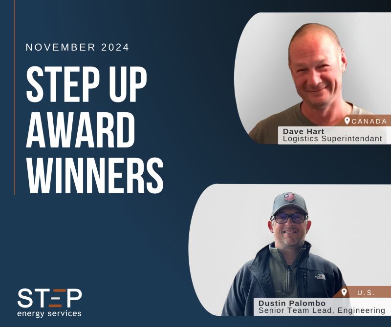 STEP Energy Services on LinkedIn: Congratulations to November’s STEP Up ... STEP Energy Services on LinkedIn: Congratulations to November’s STEP Up ...